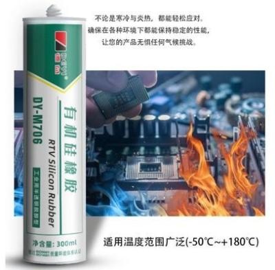 China Shore A 30-50 Silicone Adhesive Glue For Rubber Weather Resistant High Temperature Sealant For Harsh Environments for sale