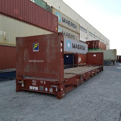 China Afslag 40FR/40OT Container Zeevracht expediteur China naar Tanzania Voor overgrote vracht Te koop