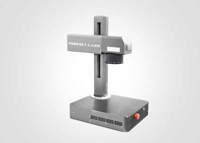 中国 10W 20W テーブルトップ ミニファイバーレーザーマーキングマシン 金属SS/鉄/銅/アルミニウム 販売のため