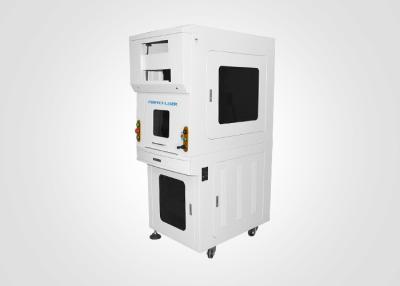 Vertical Full Closed Laser Marking Machine With Air Cooling System , Higher Accuracy