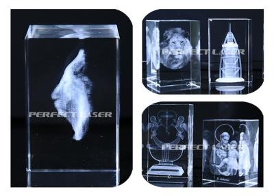 China Automatic 3D Glass Crystal Laser Engraving Machine With Semiconductor Laser Source And Long Life for sale