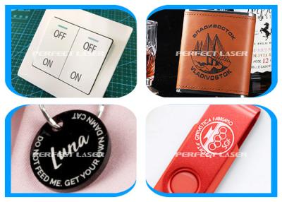 中国 回転自動レーザーの示す彫版機械赤くおよび青の二重ライト 販売のため