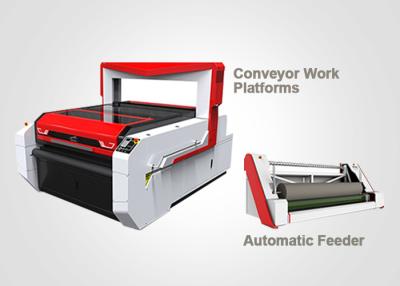 China Metal And Non Metal Co2 Laser Cutting Machine With CAD Visual Scanning System for sale