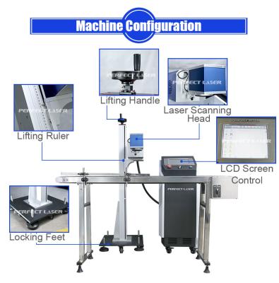 中国 30w 50w 60w CO2レーザーマークマシン 床タイプ 販売のため
