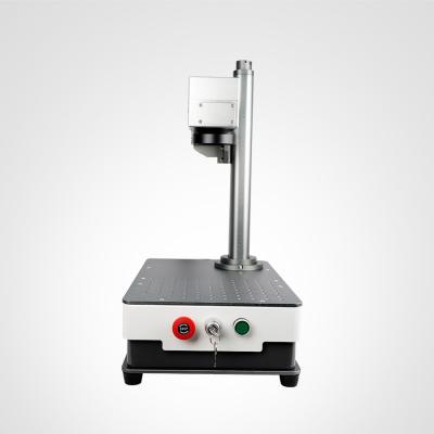 China Compact Desktop Laser Marker with 1064nm Fiber Source for Precision Metal Aluminum Marking for sale