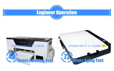 중국 작은 A3 데스크톱 단일 머리 흰 잉크 열 전송 프린터 DTF 열 전송 기계 판매용