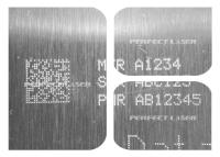 China Automatic Flat Dot Peen Marking Machine 150 × 100mm Area For Plastic Nameplate for sale