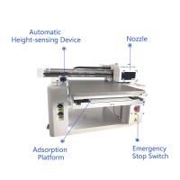China Three-nozzle Industrial Digital UV Flatbed Printer for sale