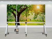 China 3D Double Heads Vertical Wall Inkjet Printers Painting Printing Machines for Paper Glass Wood Ceramic Metals Art for sale