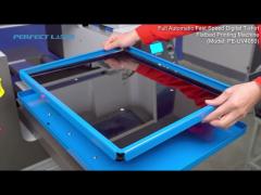 Automatic Fast Speed T Shirt Digital Flatbed Printing Machine Single Station Large Platform