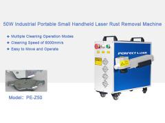 50W automatische laser roestverwijderingsmachine metalen draagbare laser roestreiniger