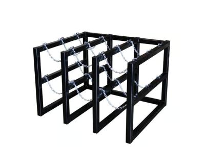 Cina Metallo all'aperto Fab Products Black dello scaffale del carro armato di 2 O2 del cilindro in vendita