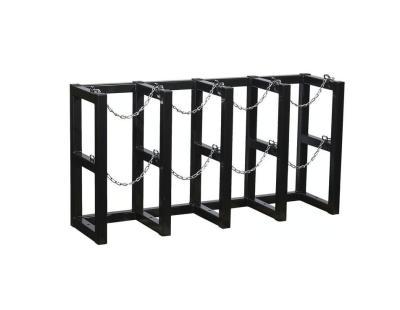 Cina Metallo all'aperto Fab Products Black dello scaffale del carro armato di 2 O2 del cilindro in vendita