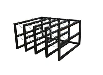 Cina Metallo all'aperto Fab Products Black dello scaffale del carro armato di 2 O2 del cilindro in vendita