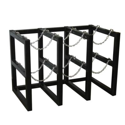 Cina Metallo all'aperto Fab Products Black dello scaffale del carro armato di 2 O2 del cilindro in vendita