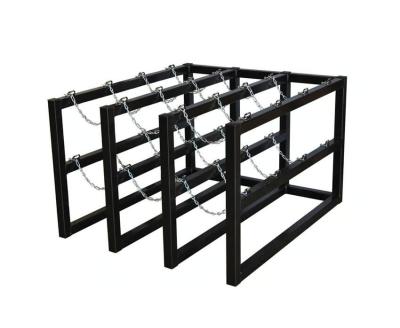 Cina Metallo all'aperto Fab Products Black dello scaffale del carro armato di 2 O2 del cilindro in vendita