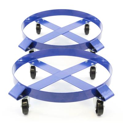 Cina 1000LB Stainless Steel Drum Dolly Blue 30 Gallon Drum Dolly 1000 Pound Capacity in vendita