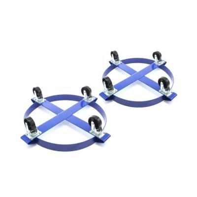 中国 1000LB Stainless Steel Drum Dolly Blue 30 Gallon Drum Dolly 1000 Pound Capacity 販売のため