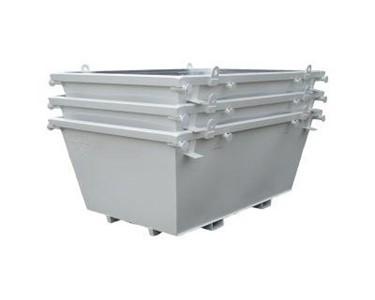 China Contentor galvanizado do funil de Crane Bin Forklift Attachment Forklift à venda