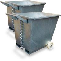 China Lightweight Tipping Bins Forklift Attachment Quick Tip Bins for sale