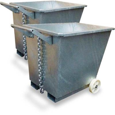 China Lightweight Tipping Bins Forklift Attachment Quick Tip Bins for sale