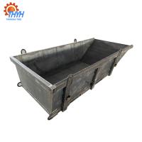 China 2M3-12M3 Metal Skip Bin Trash Skip Container Construction Garbage Bin for sale
