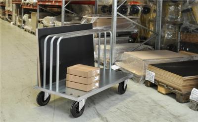 中国 交通機関頑丈な板トロリー500KGS Aフレームのパネルのトロリー 販売のため
