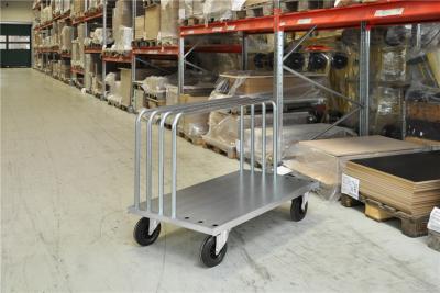 中国 交通機関頑丈な板トロリー500KGS Aフレームのパネルのトロリー 販売のため