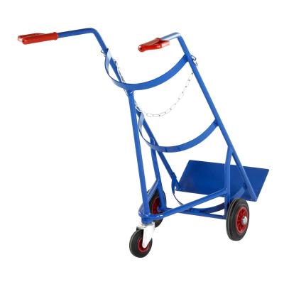 Cina 100 carrello leggero dell'ossigeno della ruota di Dolly Gas Cylinder Cart 3 del carro armato di propano della libbra in vendita
