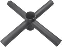 China 2.5in Horizontal Tenon Adapter 90 Degree Quad Spoke Bracket for sale