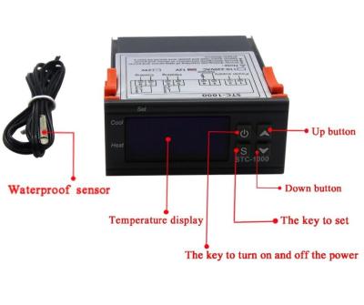 China STC-1000 Digital Humidity Controller Thermostat Temperature Controller AC 110V 220V for sale