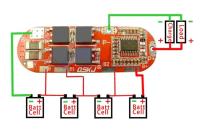 China Creatall PCB PCM 4S 20A Bms Charging Board Dc Dc Converter for sale
