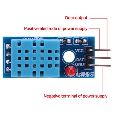 China DHT11 Temperature And Humidity Sensor Module Android Operating System With LED for sale