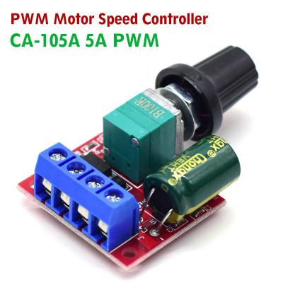 China CA-105A Mini 5A Dc Motor Speed Controller Module Max 90W 3V-35V for sale