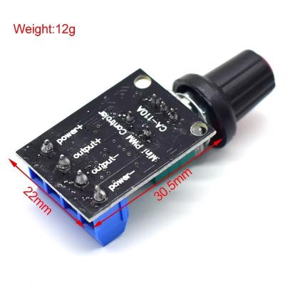 China CA-110A 5V/12V 10A PWM DC Motor Speed Controller Stepless Speed Regulator LED Dimmer Power Governor Motor Driver Boards for sale