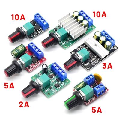 China CA-110A 5V/12V 10A PWM DC Motor Speed Controller Stepless Speed Regulator LED Dimmer Power Governor Motor Driver Boards for sale