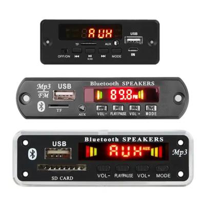 China MP3 Player USB Module BT 5.0 MP3 Decoder Board FM AUX Amplificador de potência de gravação de rádio for sale