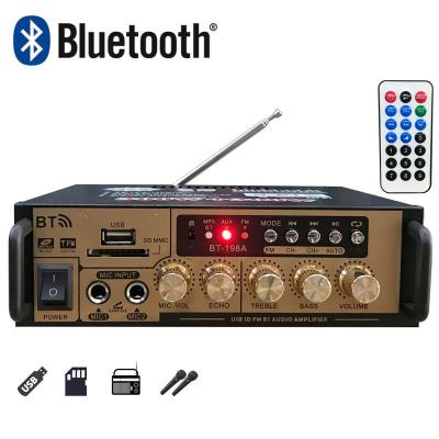 중국 홈 오디오 증폭기 2 채널 2.0 및 BT 보드와 함께 미니 12V 손실 없는 U 디스크 라디오 판매용