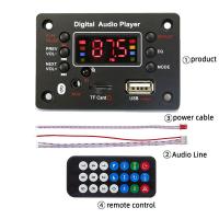 China Bluetooth MP3 Decoder Board with USB FM Radio Voice Recorder Function Supports WAV Usage and Screen for sale