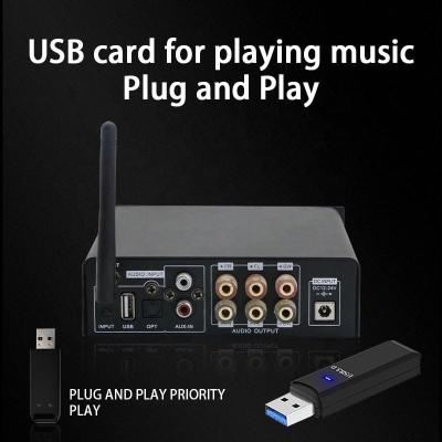 China 2*100W 2.1 Channel Digital Audio HIFI  Desktop Digital Amplifier Subwoofer Sound Power Amplifier for Home Audio for sale