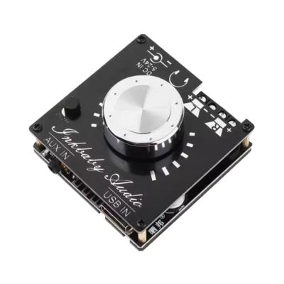 China 80W Dual Channel Bluetooth 5.0 Amplifier Board 60x60x30mm for sale
