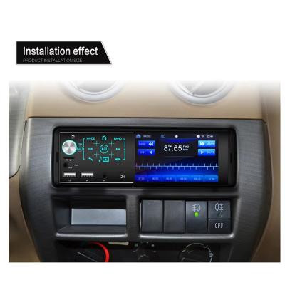 China 4.1inch Portable Car Stereo Dual USB HD Touch Screen for Bluetooth MP5 Player Colorful Lights Autoradio Car Radio CD for DVD VCD for sale