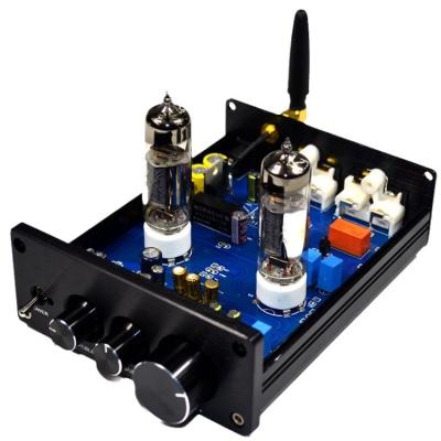 China Audiophile HIFI Tube Preamplifier 6J5 QCC3034 for BT 5.1 Wireless Home Amplifier with Bass and Treble Adjustment Preamp for sale
