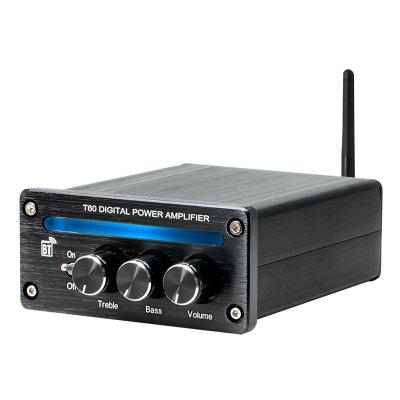 China 2.0 Channel 2*100W BT 5.0 RGB Light Adjustable Treble Bass High-Power Linear Amplifier New Digital Stereo Home Mini Hifi for sale