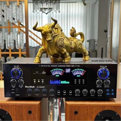 China AV-8888BT Professional 7.1 Channel 2000W Ultra-High Power Home Theater Amplifier BT Wireless Home KTV Surround Sound System for sale