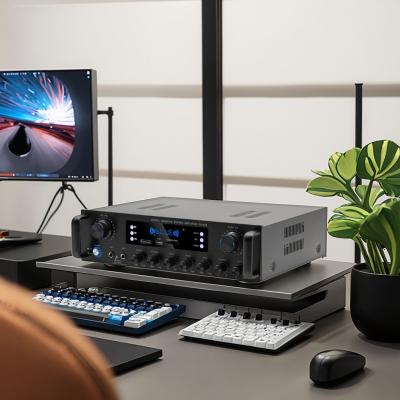 China AV-628 Professional 2.1 Channel 600W Home Coaxial Subwoofer Amplifier High-Power Model BT Fiber Optic Receiver Cross-Border for sale