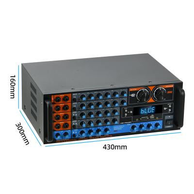 China ZX-12B 4.0 Channel 800W HiFi Audio Amplifier Hot-Selling High-Power BT Wireless Home Audio Large Digital Receiver Amplifier for sale