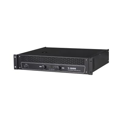 China T-1200 T-1000 T-800 T-600 2*600W Commercial High-Power Professional KTV AV Amplifier Metal Pure Post-stage Power Amplifier for sale