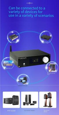 China A600Y Aktiver Heimkino-Leistungsverstärker 5.1 Mehrkanal 5*50W+100W Unabhängige Einstellung Fernbedienung BT 5.3 Subwoofer zu verkaufen