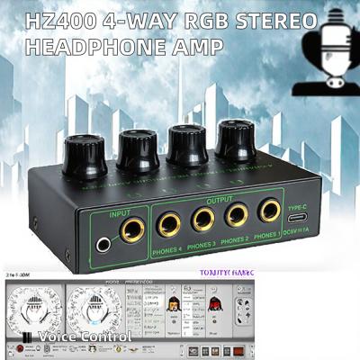 China 4-Wege RGB Monitor Kopfhörerverstärker Stereo Audio Soundkarte & Mixer Audio Kopfhörerverteiler zu verkaufen